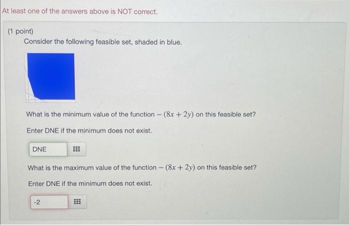 At Least One Of The Answers Above Is Not Correct 1
