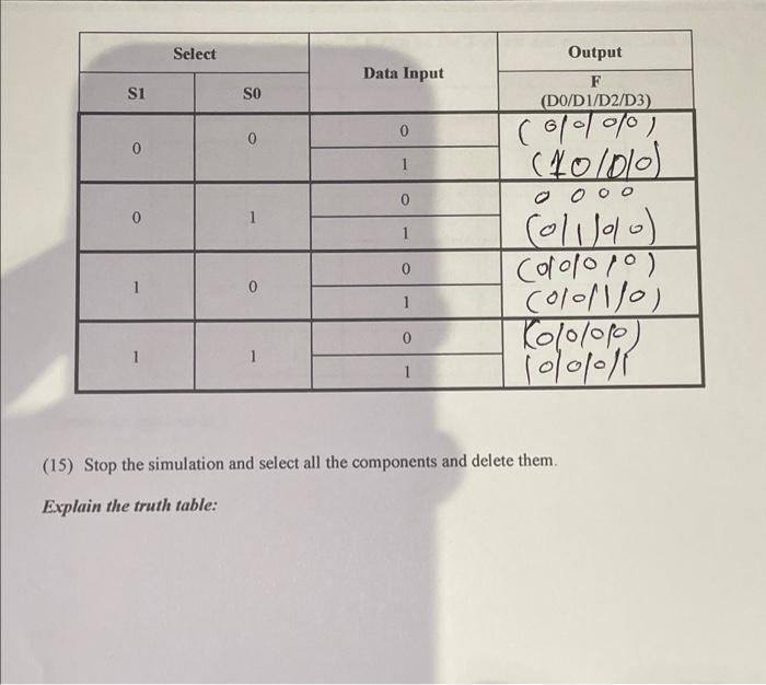 (8) Run the simulation by clicking on button on the | Chegg.com