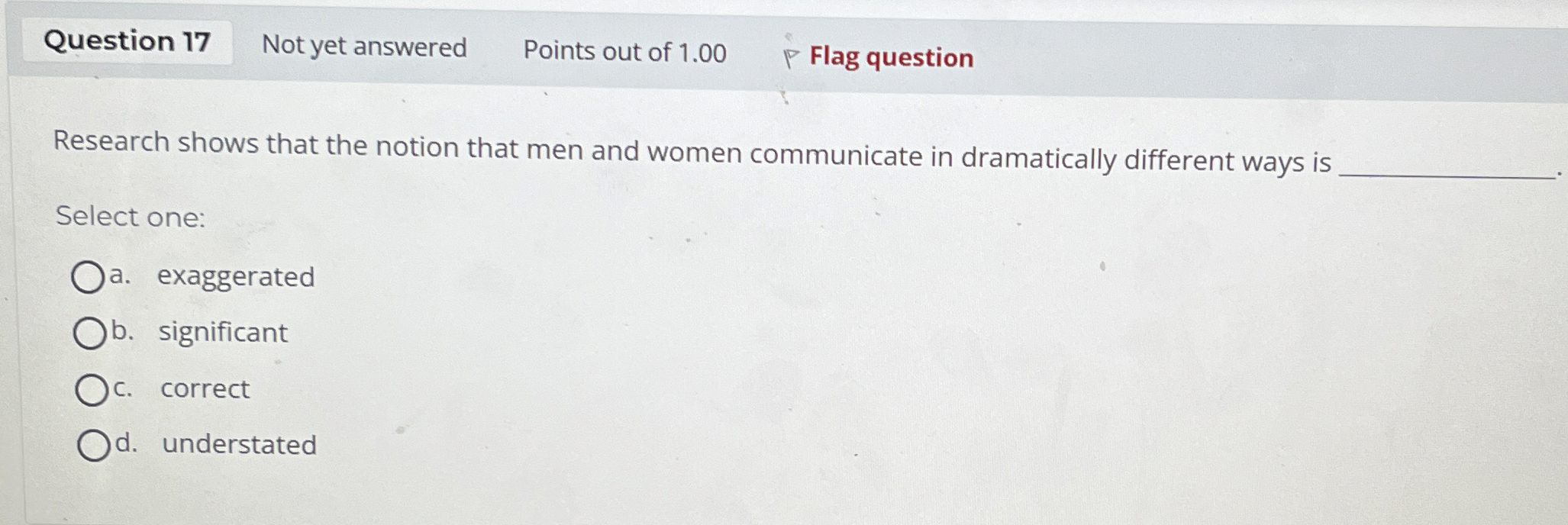 Solved Research shows that the notion that men and women | Chegg.com