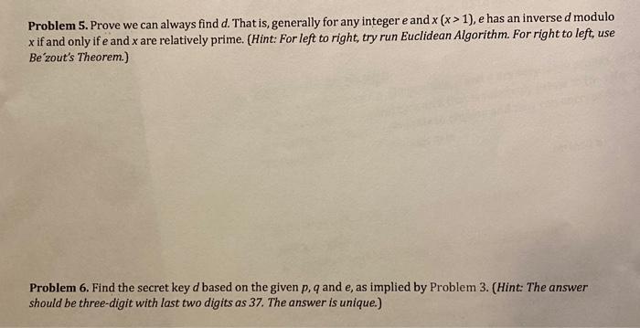 Solved Problem 3. Now let's encrypt message Solved Problem 3. Now let's encrypt message