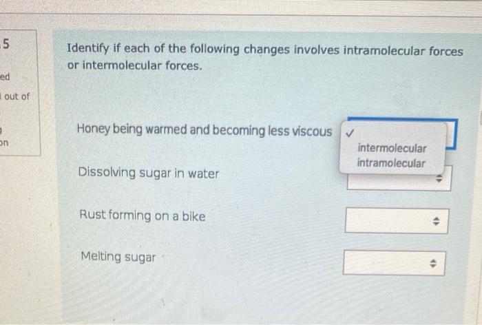 Solved un 5 Identify if each of the following changes | Chegg.com