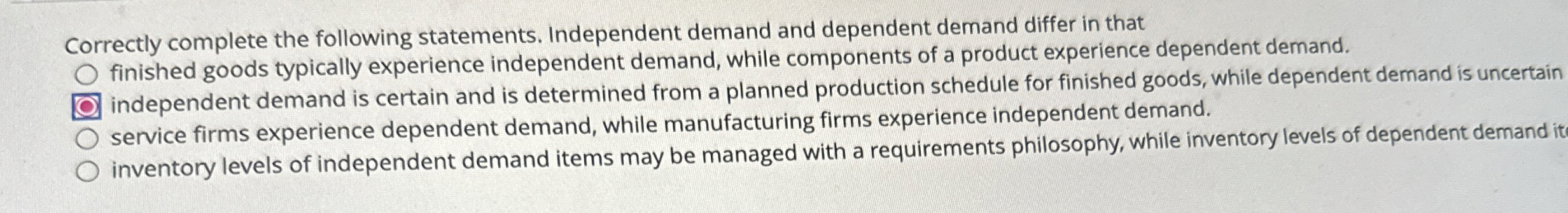 Solved Correctly complete the following statements. | Chegg.com