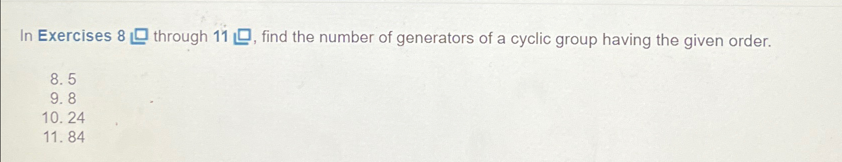 Solved In Exercises 8 ﻿through 11 , ﻿find the number of | Chegg.com