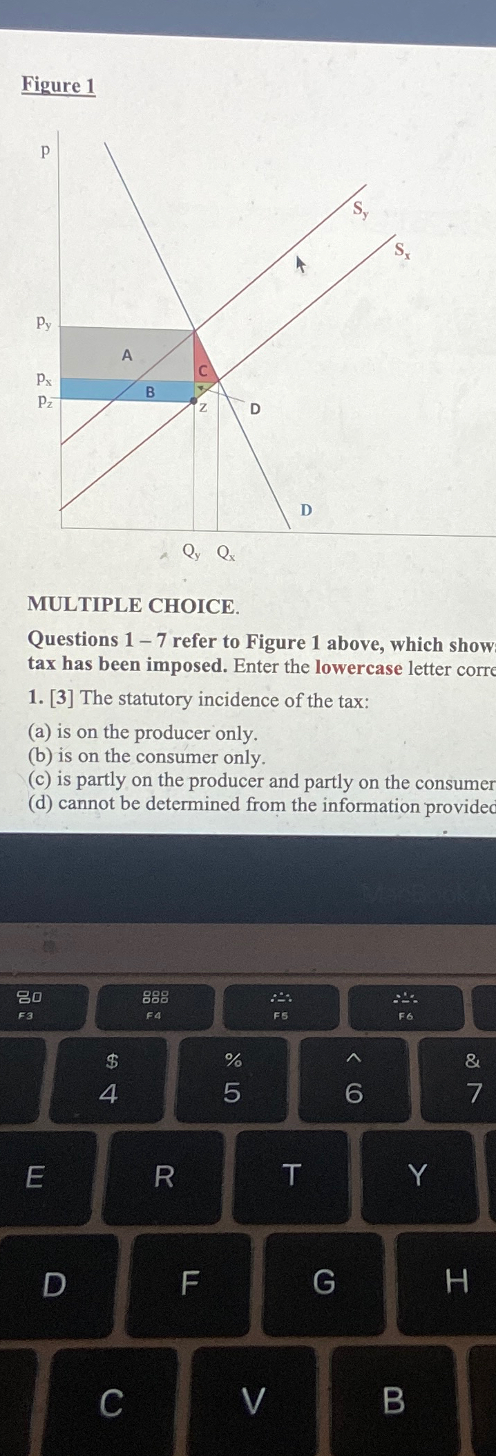 Solved Figure 1MULTIPLE CHOICE.Questions 1 - 7 ﻿refer to | Chegg.com