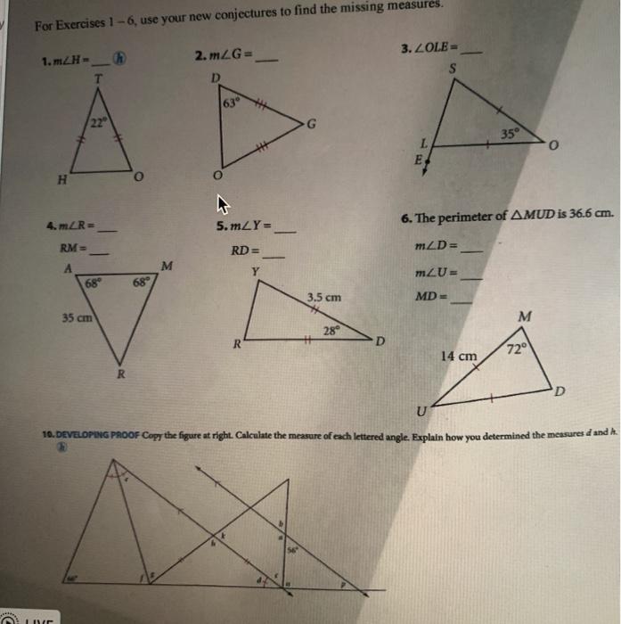 Solved For Exercises 1 - 6, use your new conjectures to find | Chegg.com
