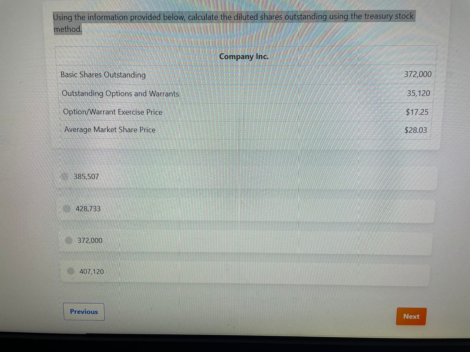 Solved Using the information provided below, calculate the | Chegg.com