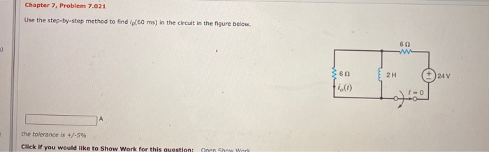 Solved Chapter 7, Problem 7.021 Use the step-by-step method | Chegg.com