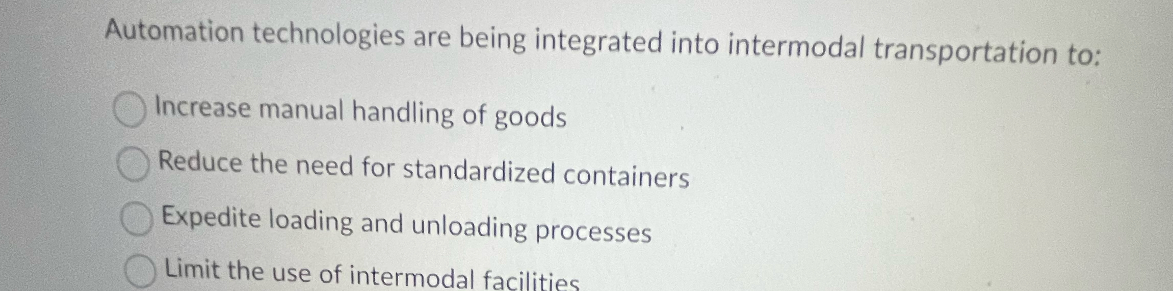 Solved Automation technologies are being integrated into | Chegg.com