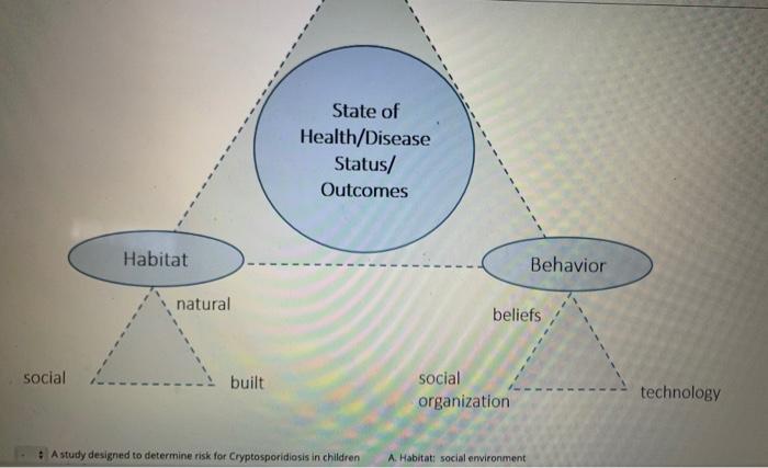 Solved Consider the Triangle of Human Ecology and match the | Chegg.com