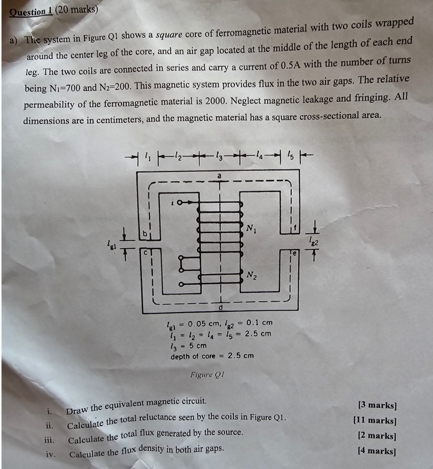 Solved Question 1 (20 ﻿marks)a) ﻿The system in Figure Q1 | Chegg.com