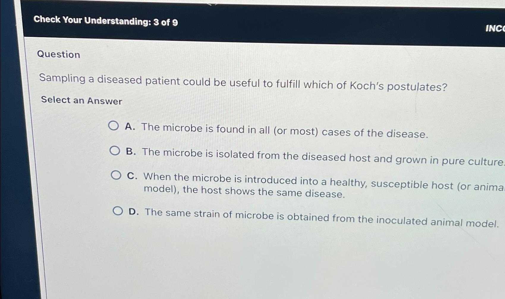 Solved Check Your Understanding: 3 ﻿of 9QuestionSampling a | Chegg.com