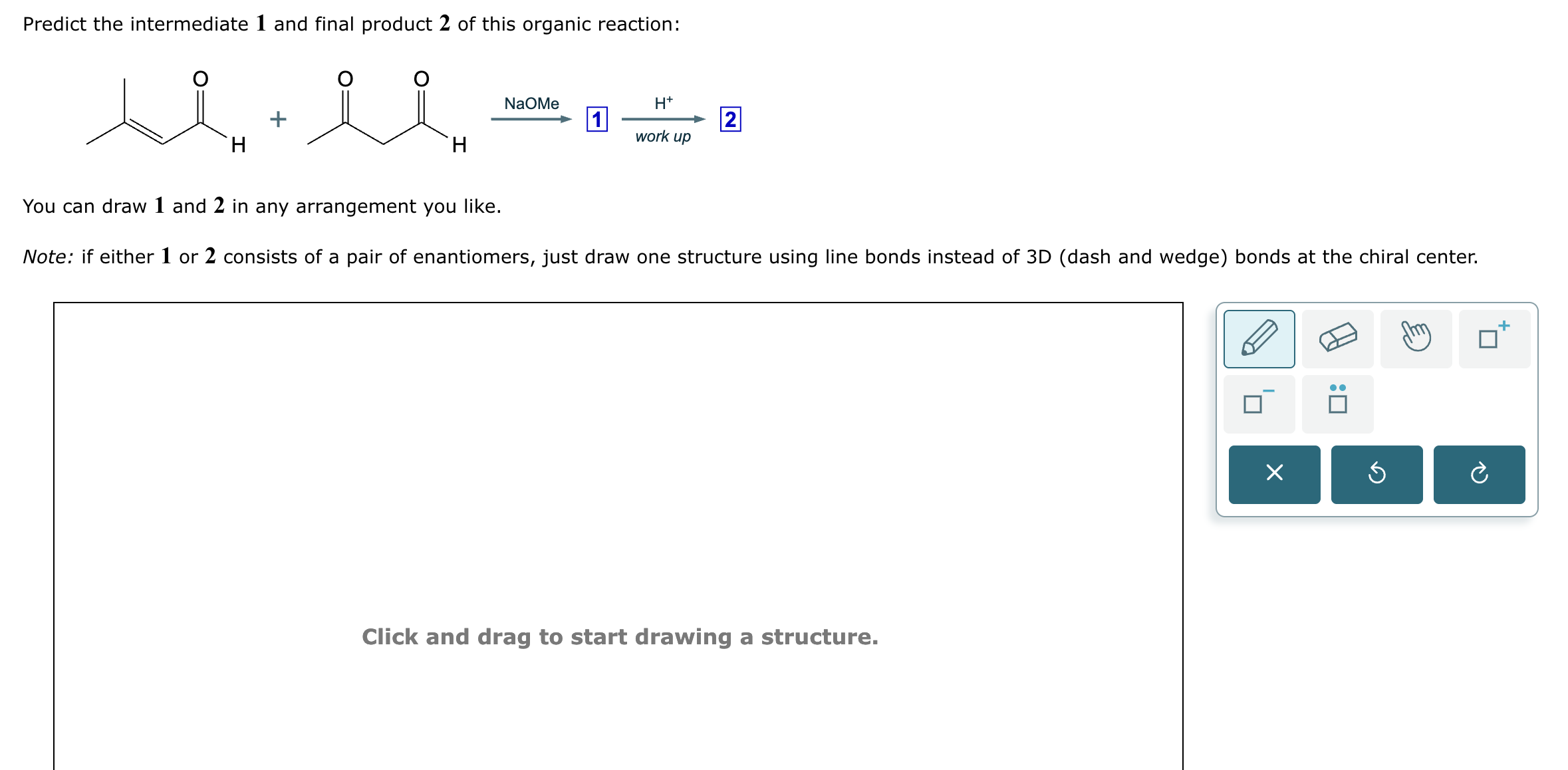 Solved Predict the intermediate \( \mathbf{1} \) ﻿and final | Chegg.com