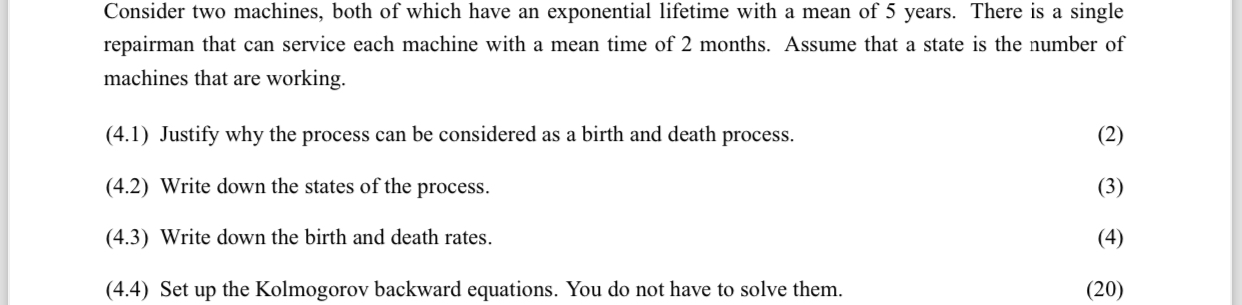 Solved Consider two machines, both of which have an | Chegg.com