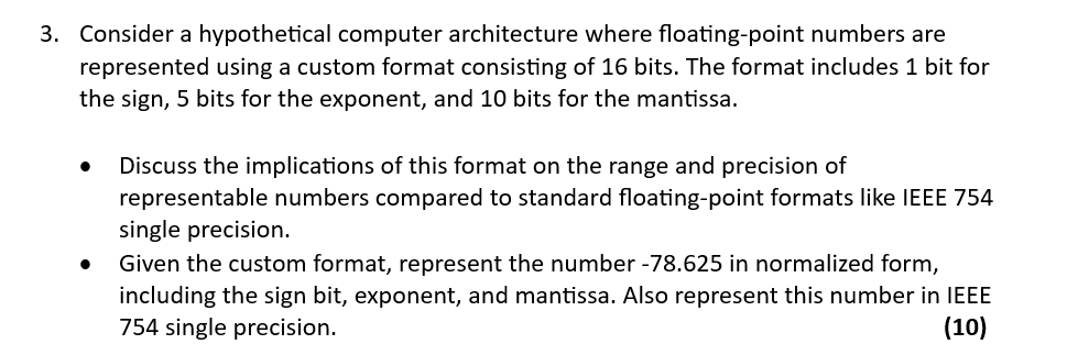 Solved Consider a hypothetical computer architecture where | Chegg.com