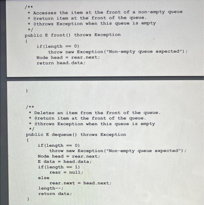 Solved Generic Circular Queue with Singly-Linked Nodes and | Chegg.com