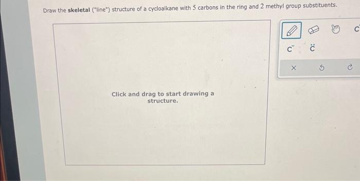Solved Wr Draw the skeletal ("line") structure of a | Chegg.com
