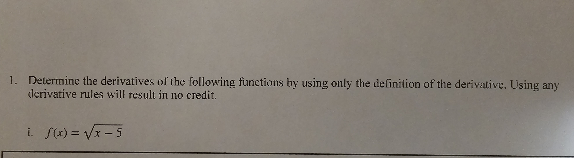 Solved Determine the derivatives of the following functions | Chegg.com