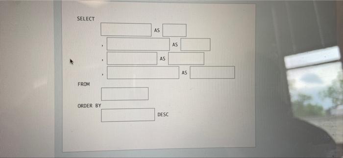 Solved B 2 Problem Write a SQL query that satisfies the | Chegg.com