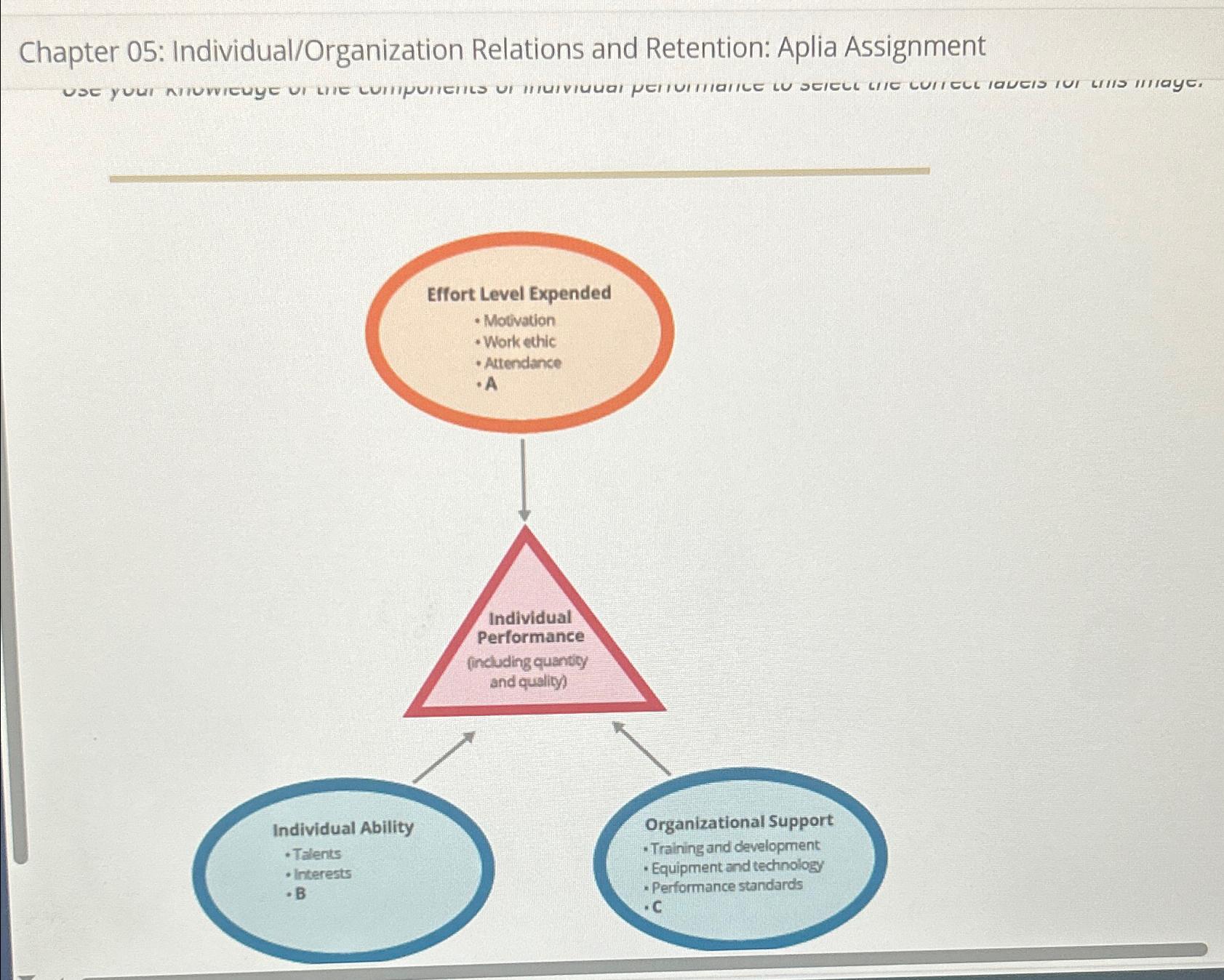 Solved Chapter 05: Individual/Organization Relations and | Chegg.com
