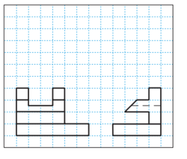 Solved Use AutoCAD to draw the given and missing views | Chegg.com