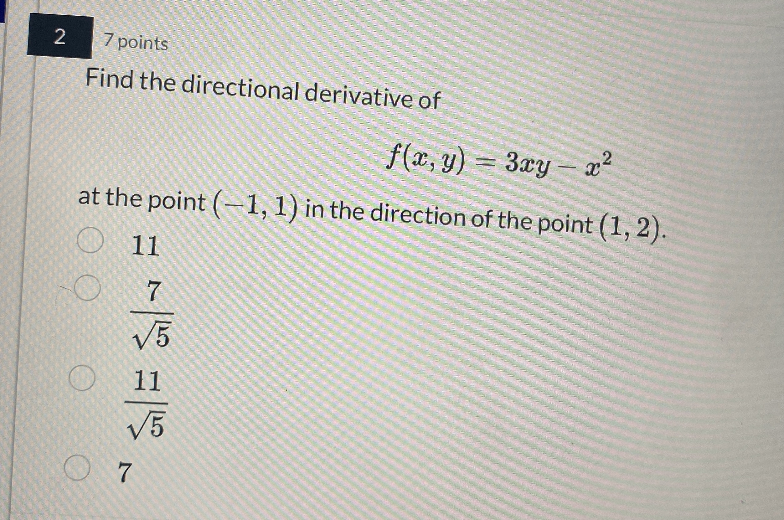 Solved 27 ﻿pointsFind the directional derivative | Chegg.com
