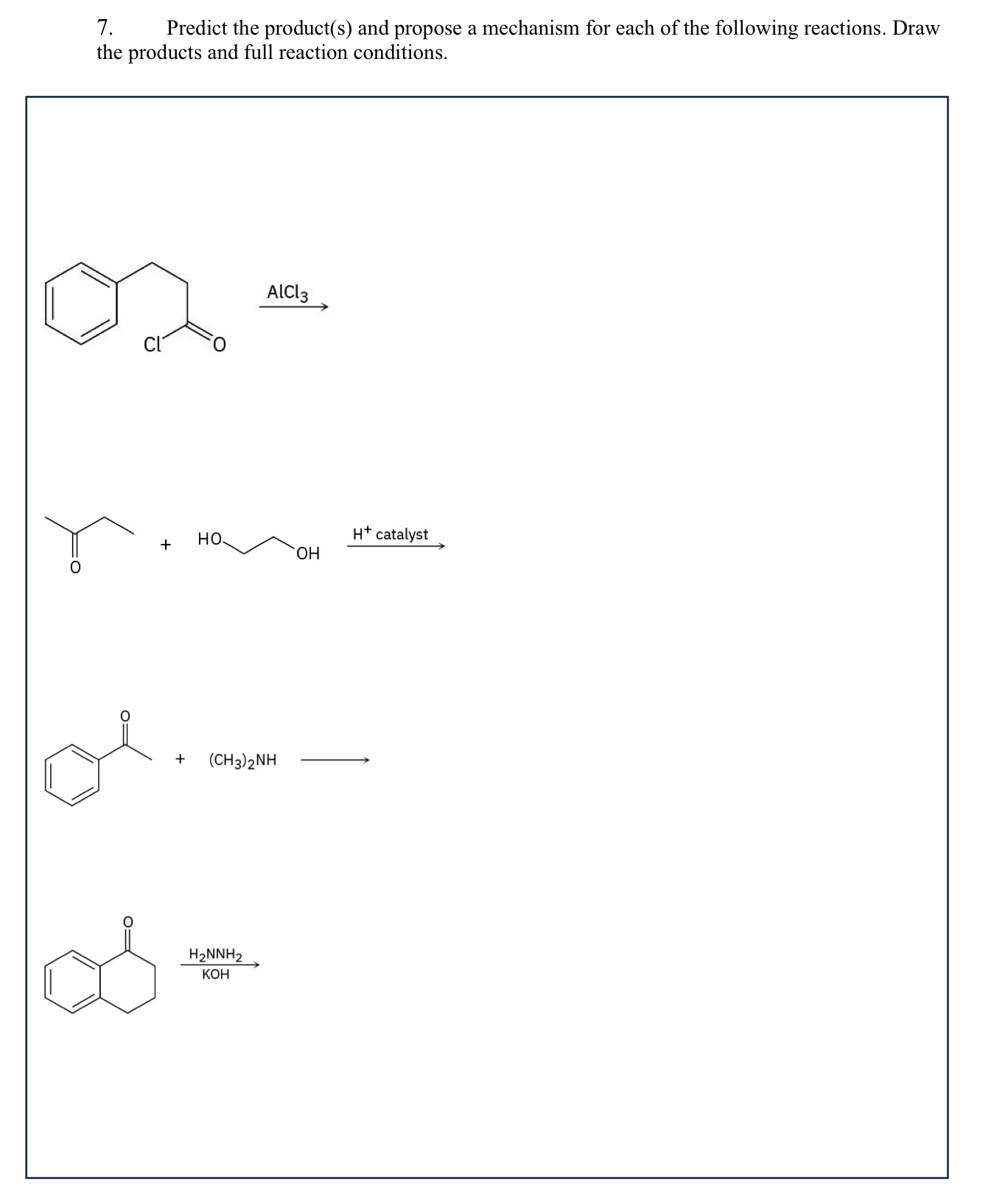 Solved Predict the product(s) ﻿and propose a mechanism for | Chegg.com