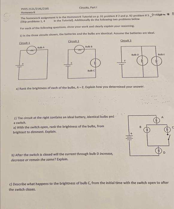Solved The homework assignment is in the Homework Tutorial | Chegg.com