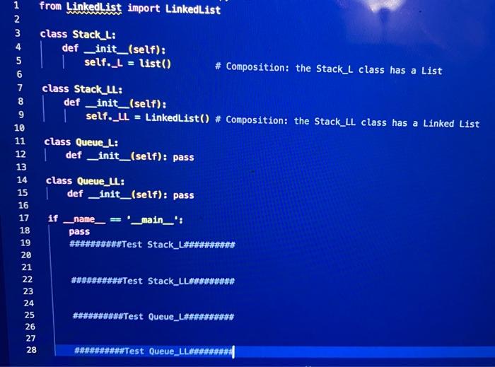 Solved Mod 4 Lab Linear Data Structures And Linear Adts We