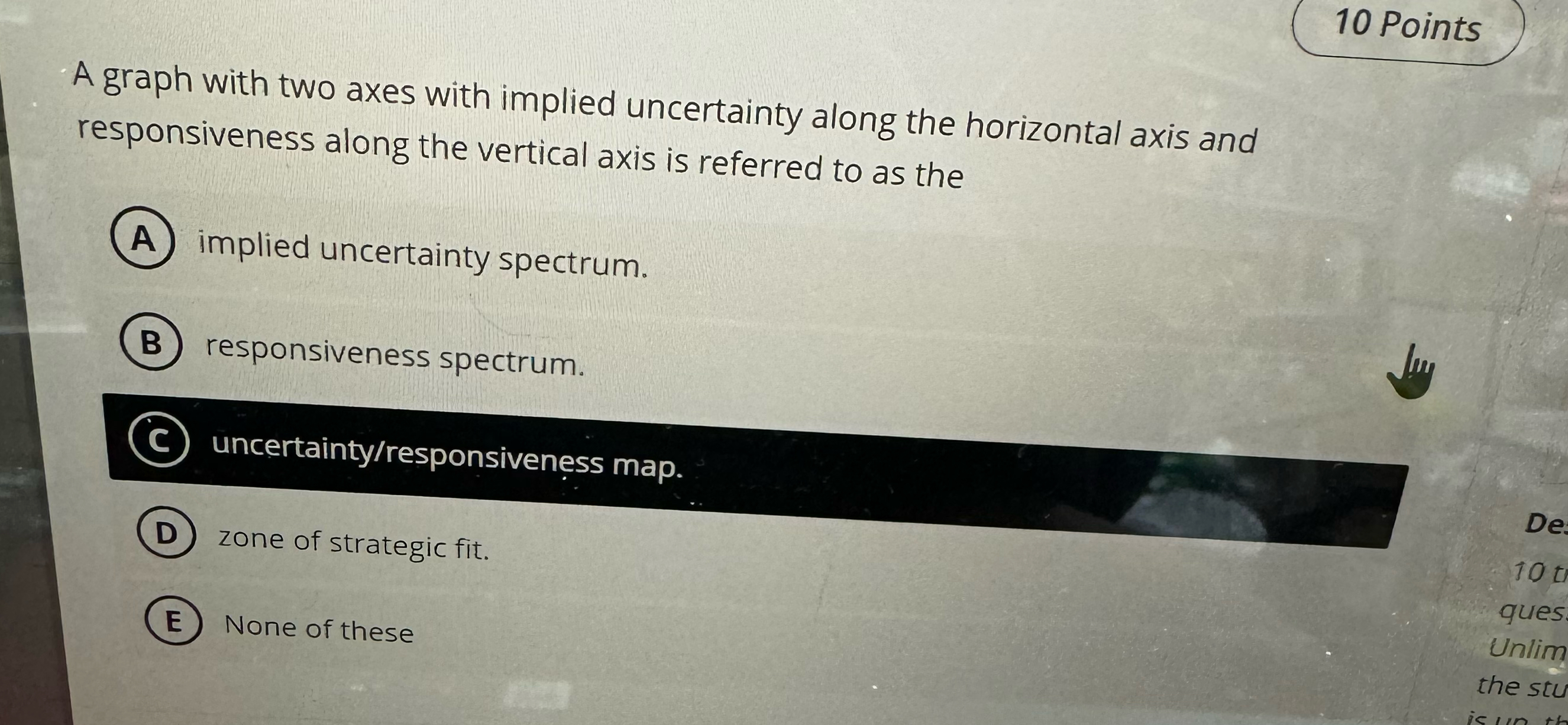 Solved 10 ﻿PointsA graph with two axes with implied | Chegg.com