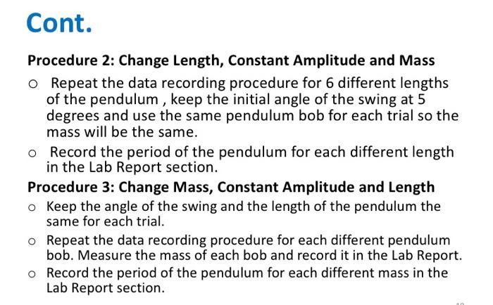 Solved Period of a Pendulum (Motion Sensor) Mechanics: | Chegg.com
