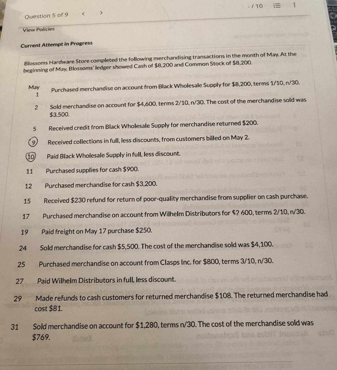 What are the answers to what I got wrong? and why is | Chegg.com