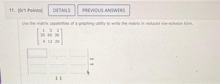 Solved Use the matrix capabilities of a graphing utility to | Chegg.com