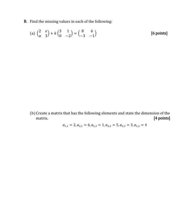 Solved A=(015−2),B=⎝⎛10−7−310⎠⎞.C=(145−6).D=(01−2) 1.) State | Chegg.com
