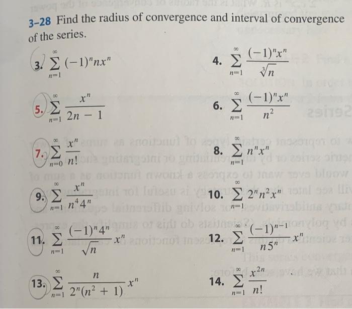 Solved Numbers 4,8, & 14 please!! Find the radius of | Chegg.com