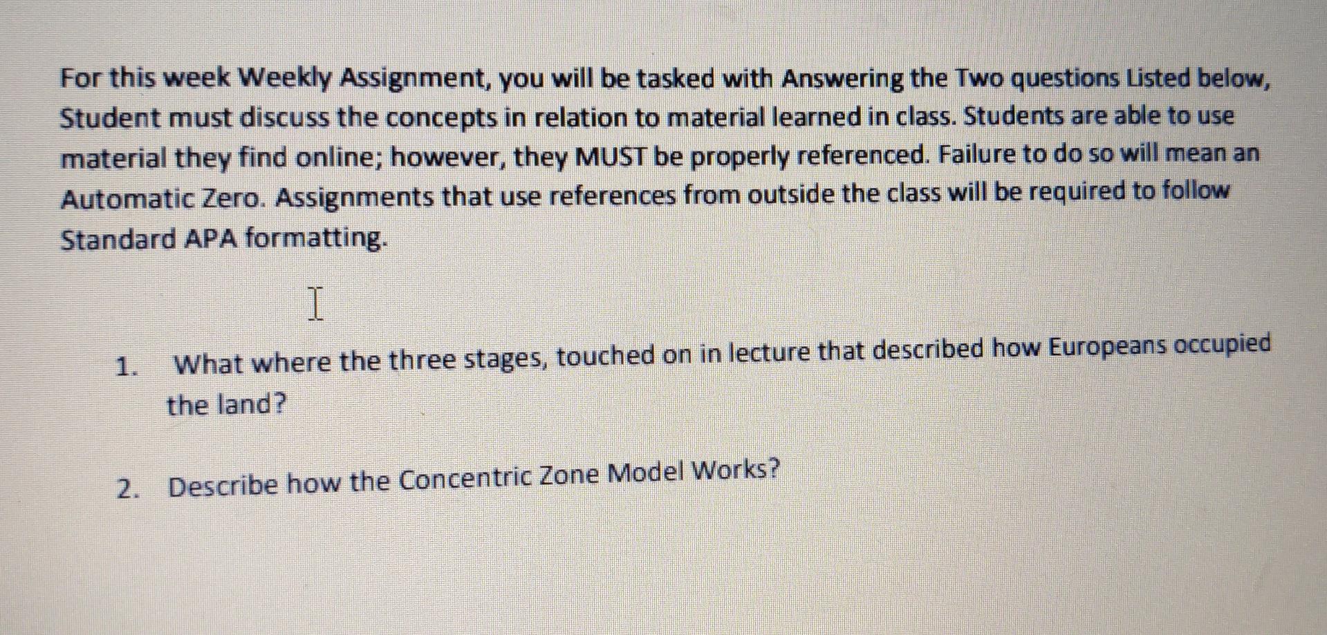 For this week Weekly Assignment, you will be tasked | Chegg.com