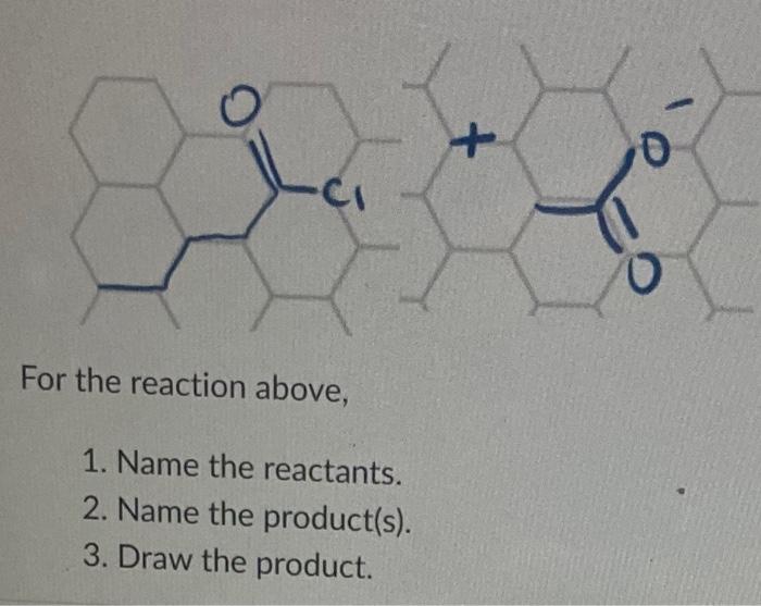 Solved For the reaction above, 1. Name the reactants. 2. | Chegg.com