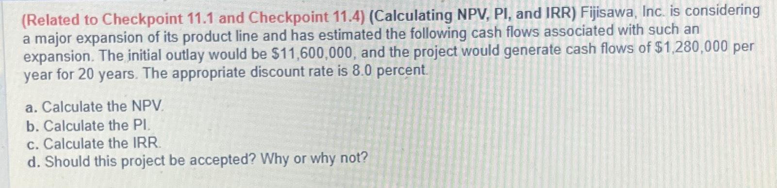 Solved (Related to Checkpoint 11.1 ﻿and Checkpoint | Chegg.com