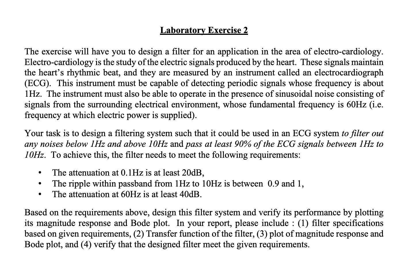 Write Correct Matlab Code And Plot laboratory 1213