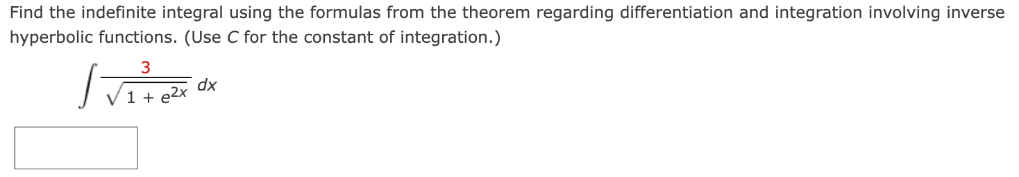 Solved Find the indefinite integral using the formulas from | Chegg.com