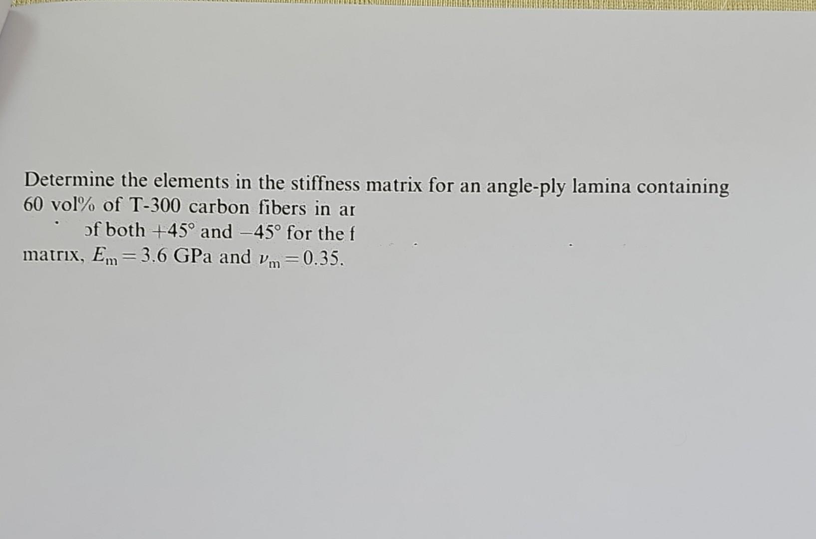 Solved Determine the elements in the stiffness matrix for an | Chegg.com