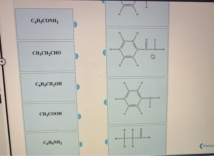 Solved Match the condensed structural formula on the left | Chegg.com