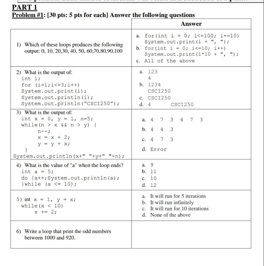 Solved Problem #1: [35 pts] Write a program that keeps | Chegg.com
