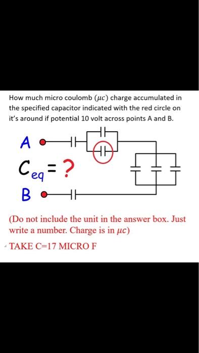 Solved How much micro coulomb (uc) charge accumulated in the | Chegg.com