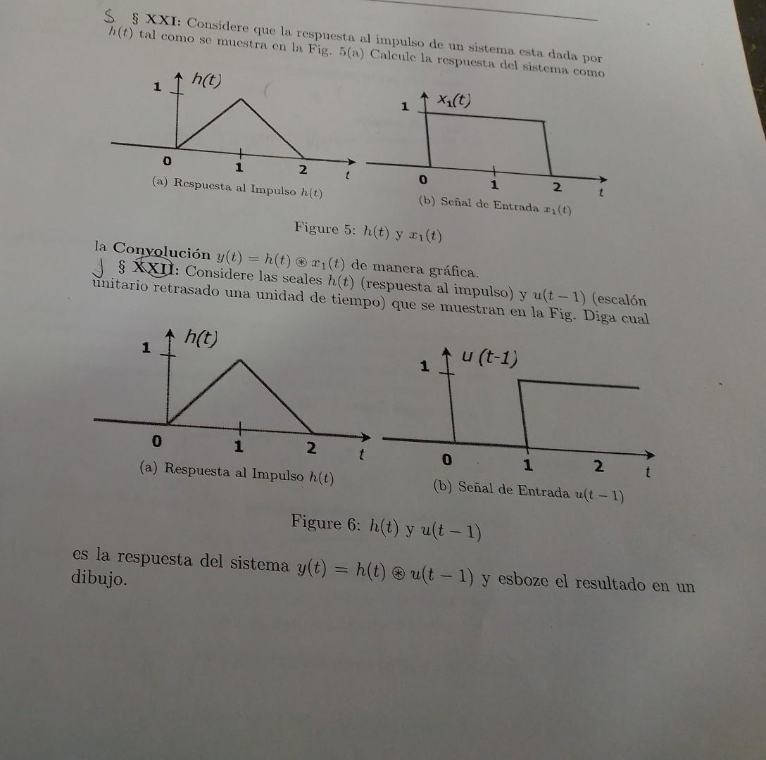 Solved S S XXI: Considere que la respuesta al impulso de un | Chegg.com