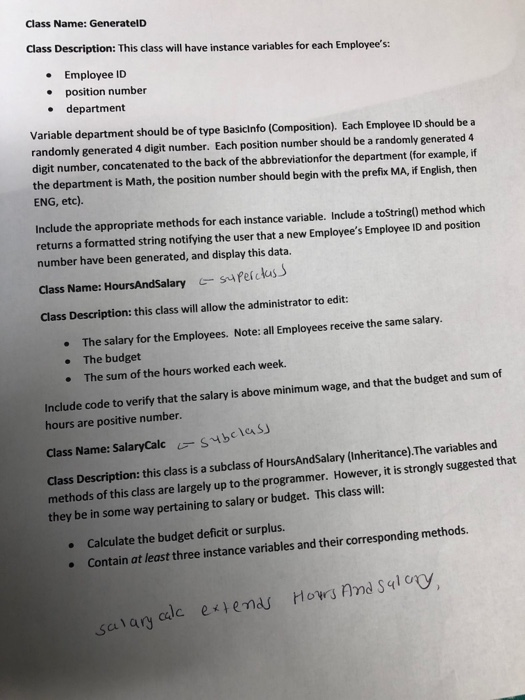 Solved Programming II Final Project Alternate Option | Chegg.com