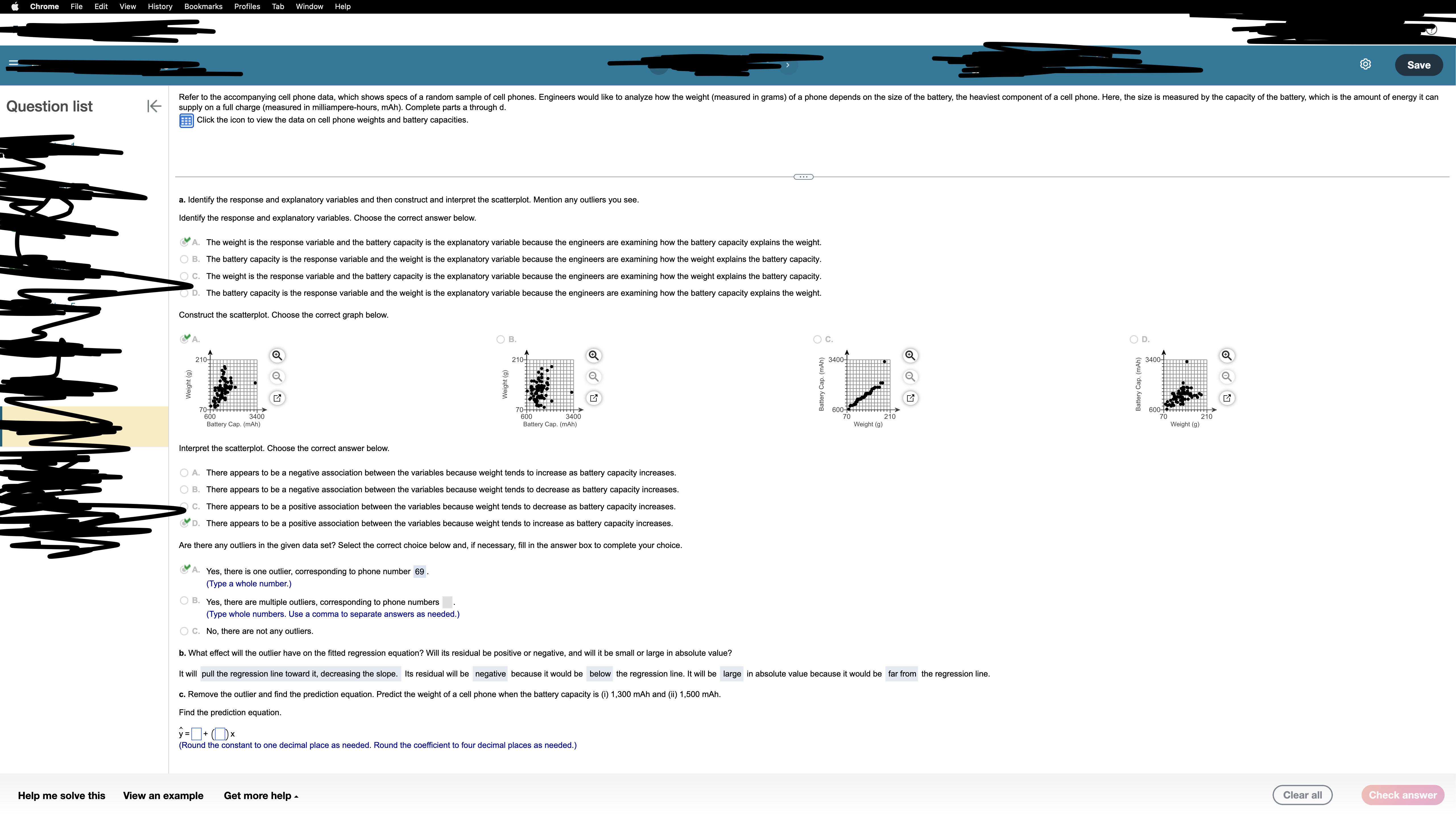 Solved Refer to the accompanying cell phone data, which | Chegg.com