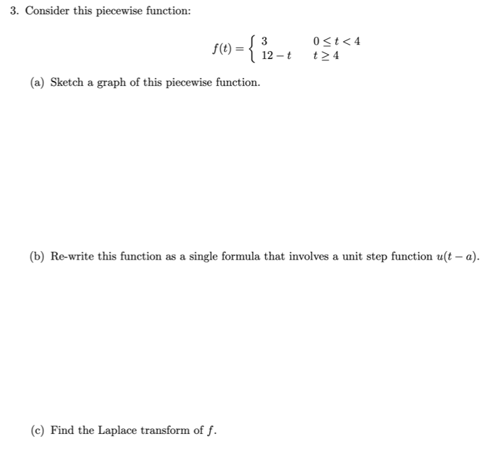 Solved Consider this piecewise | Chegg.com