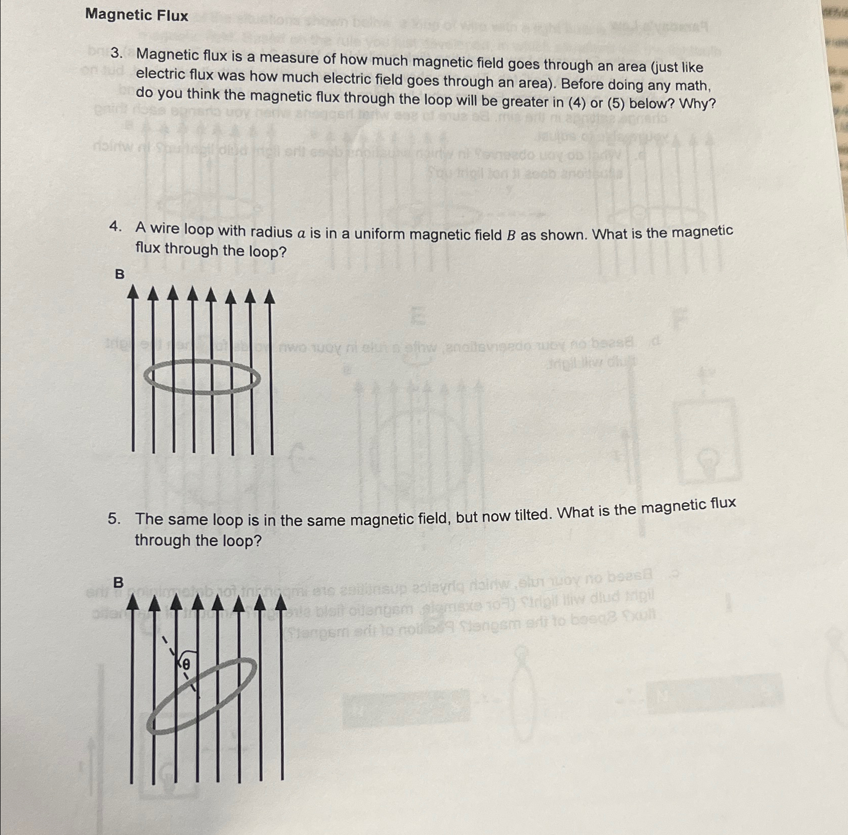 Magnetic Flux3. ﻿Magnetic flux is a measure of how | Chegg.com