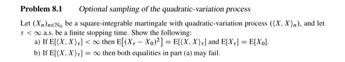 Solved Problem 8.1 Optional sampling of the | Chegg.com