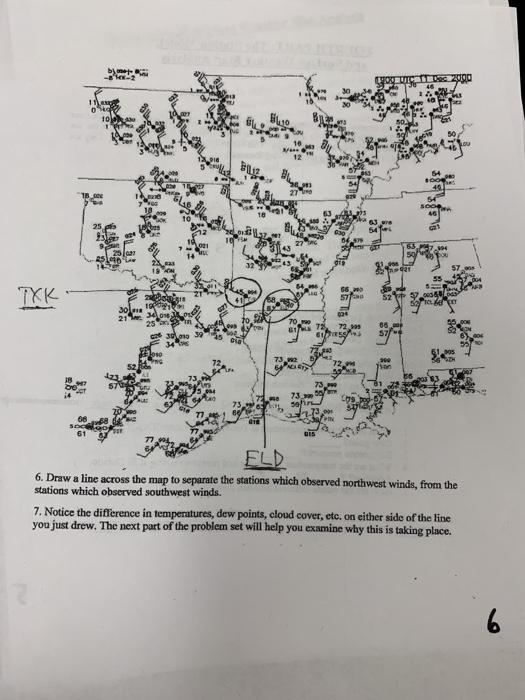 Solved FOURTH PART: The Station Model, and Surface Weather | Chegg.com